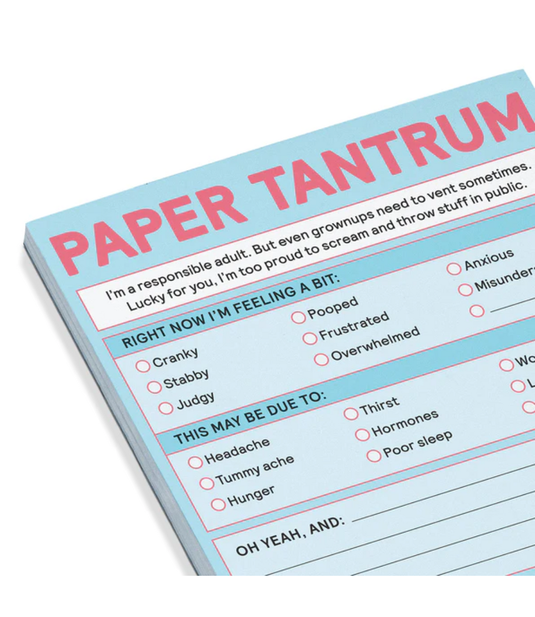 Knock Knock PAPER TANTRUM – Art&Science