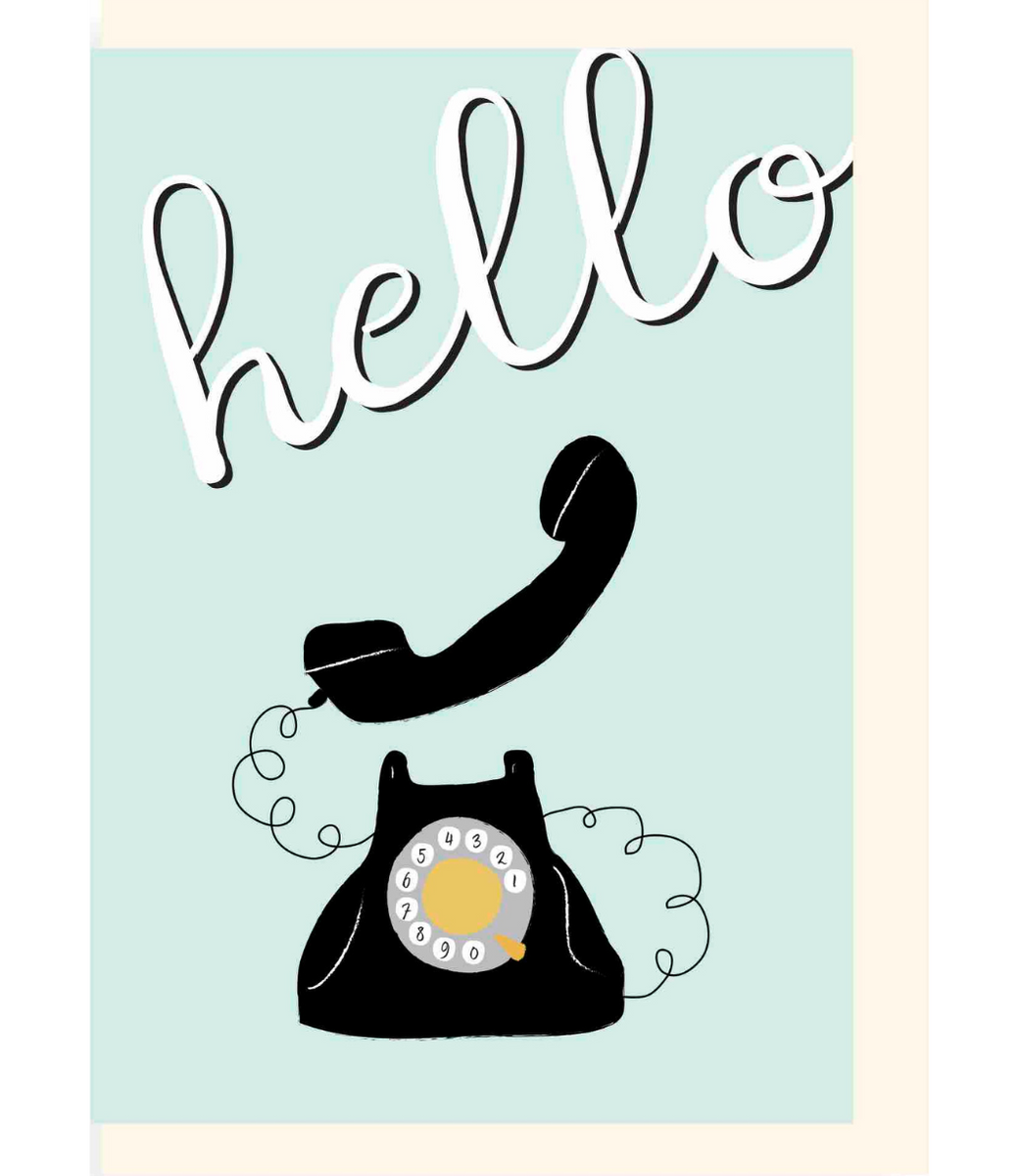 Greeting Card Vintage Telephone – Art&Science