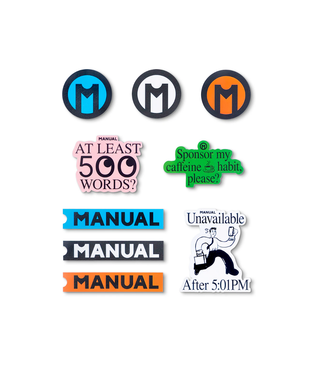 Manual Sticker Pack – Art&Science