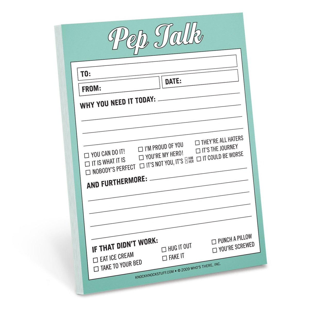 Pep Talk Paper Notepad – Art&Science